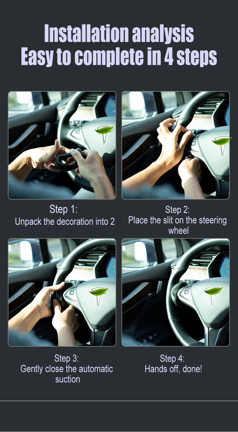 Tesla Model 3 Model Y FSD Self driving Steering wheel Counterweight Ma ...